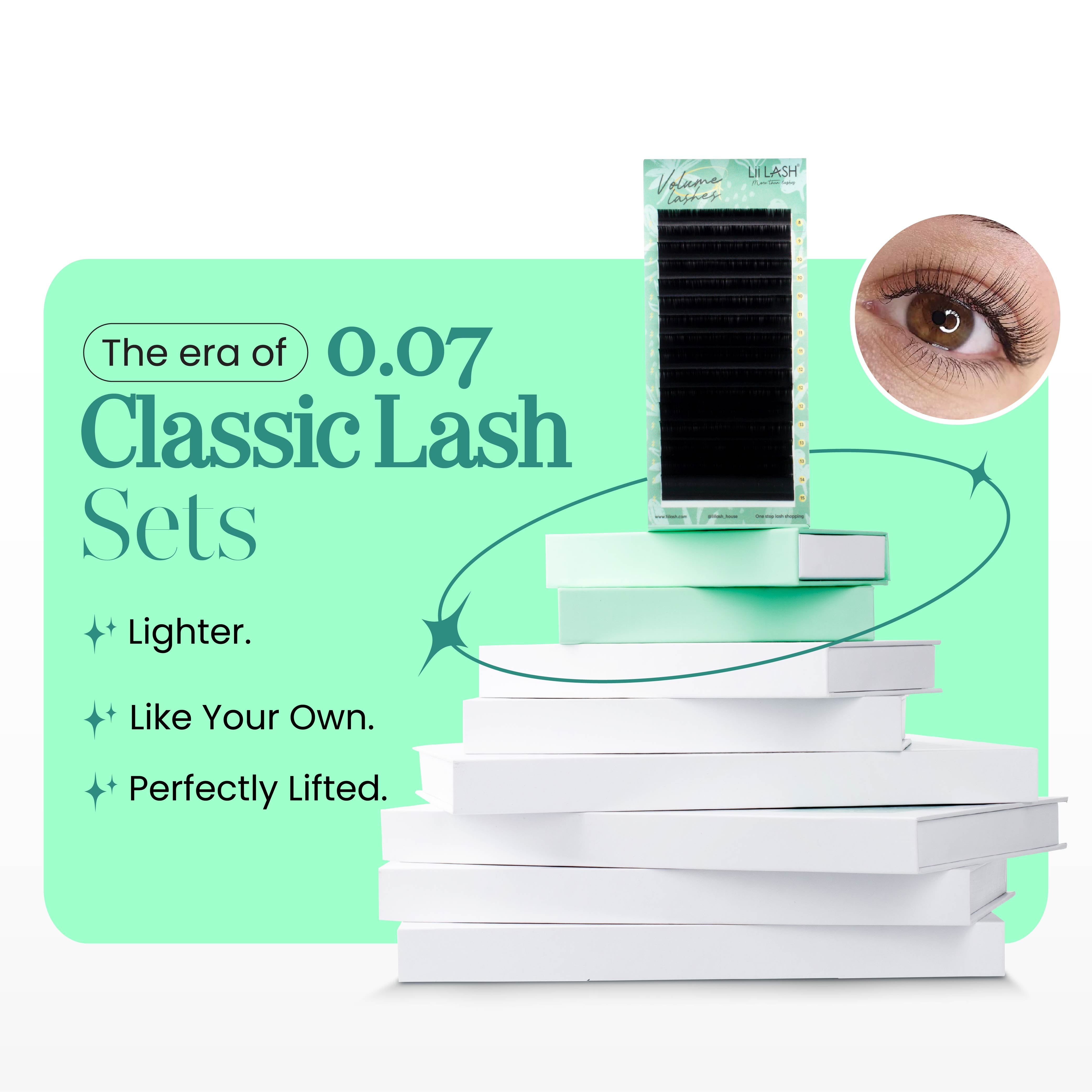 The Era of 0.07 Classic Lash Sets: The #1 Trend for Ultra-natural Look
