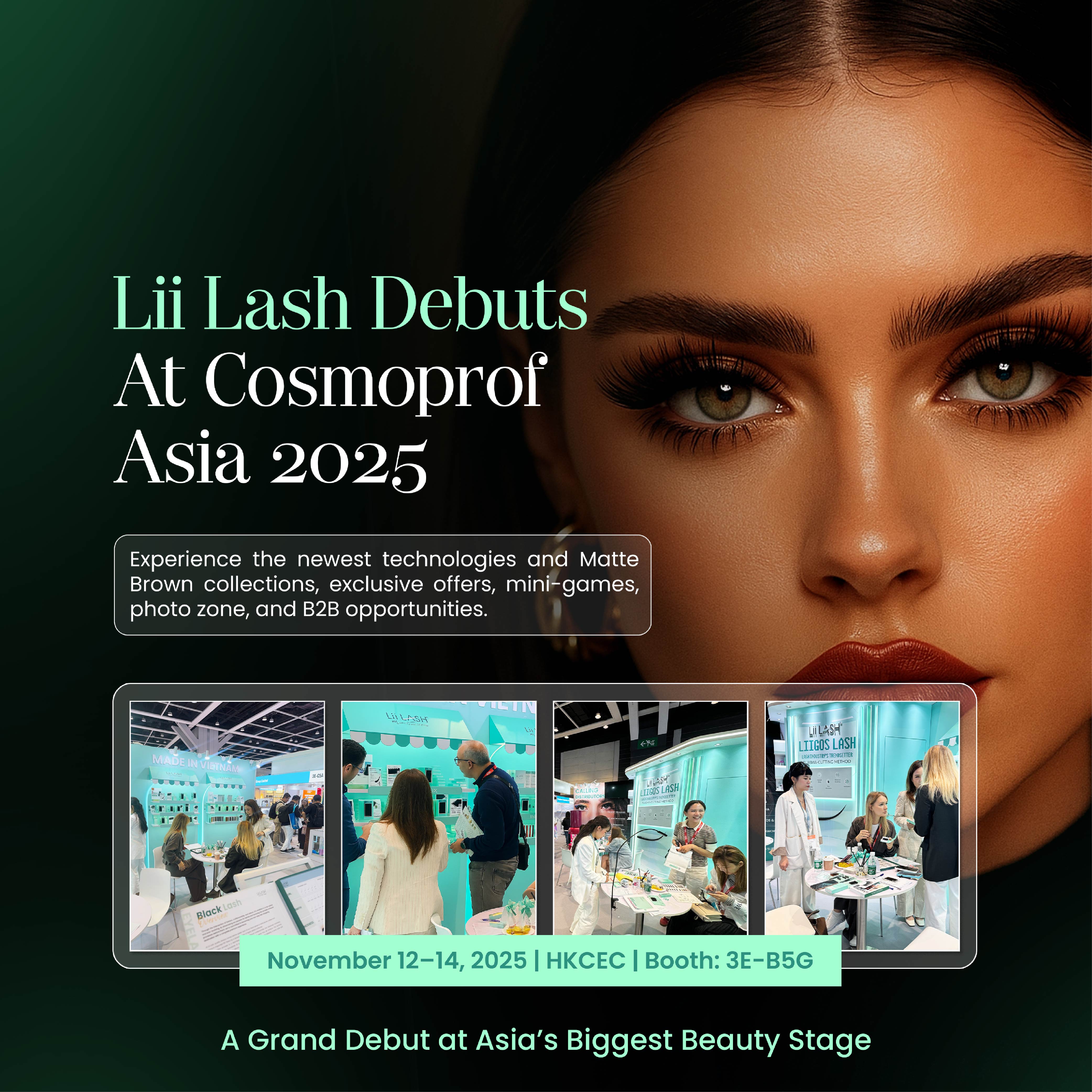 Lii Lash Debuts at Cosmoprof Asia 2025 — Discover the Ultimate Lash Ex