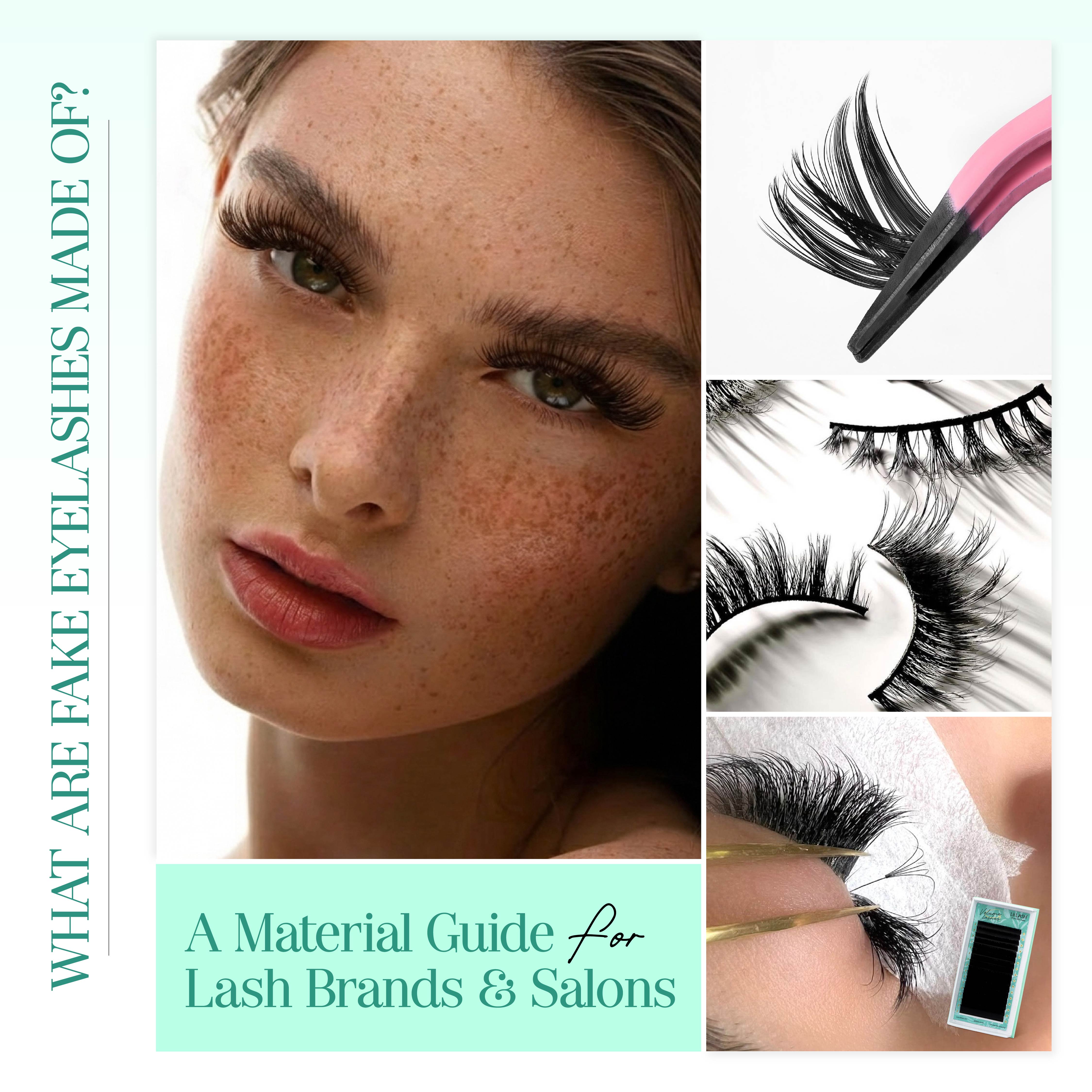 What Are Fake Eyelashes Made Of? A Material Guide for Lash Brands & Sa