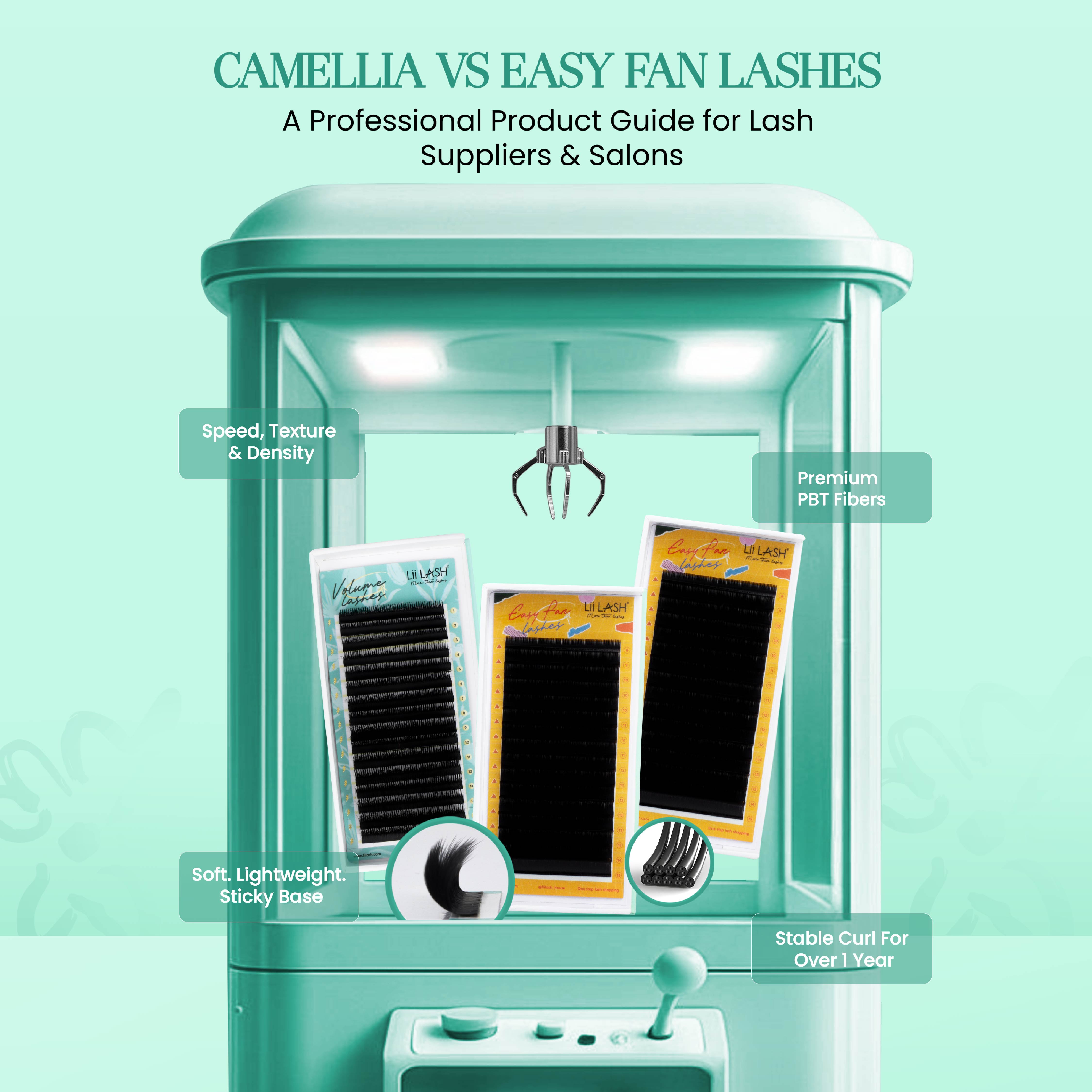 Camellia vs Easy Fan Lashes: A Professional Product Guide for Lash Sup