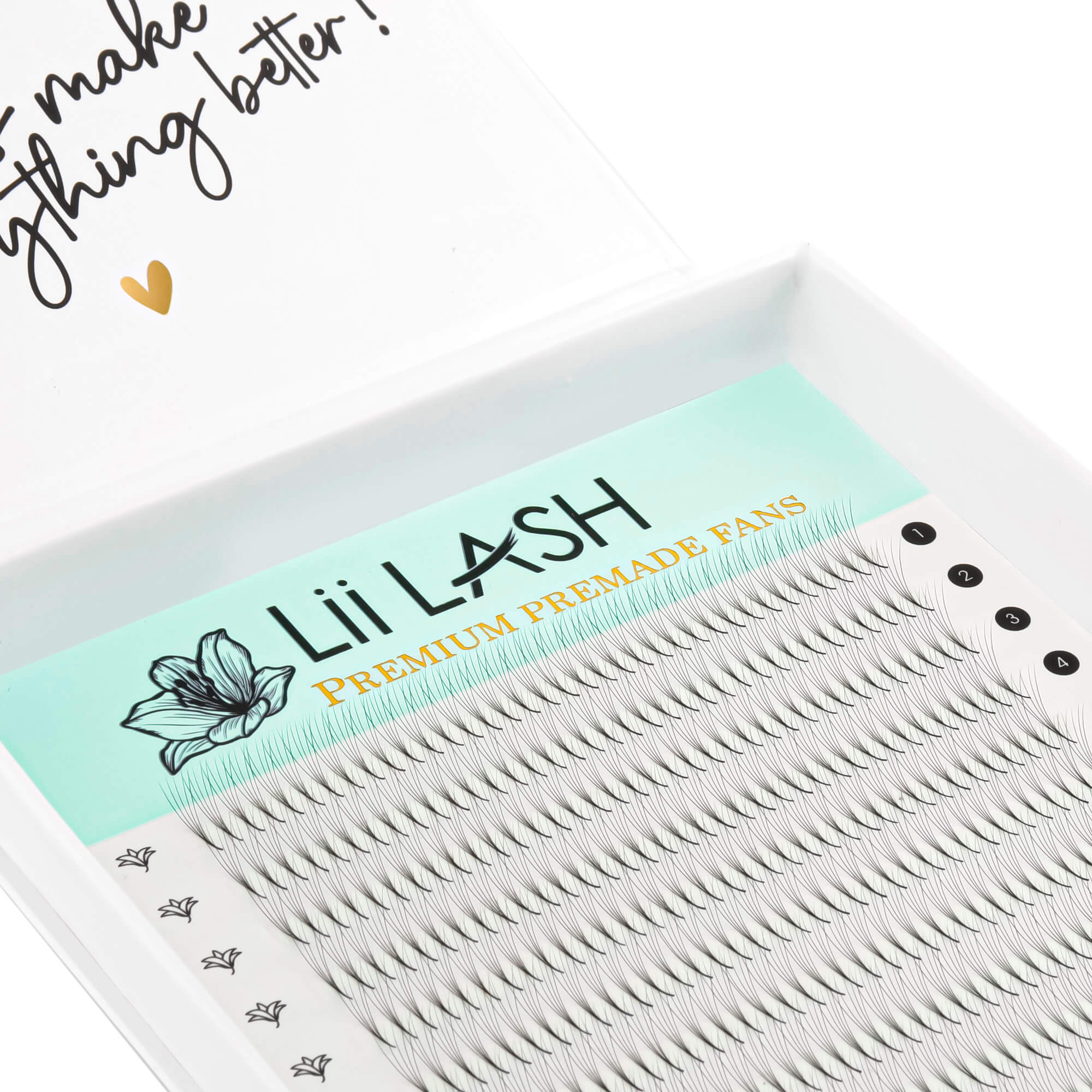 Premium narrow premade fans - 5D - Liilash
