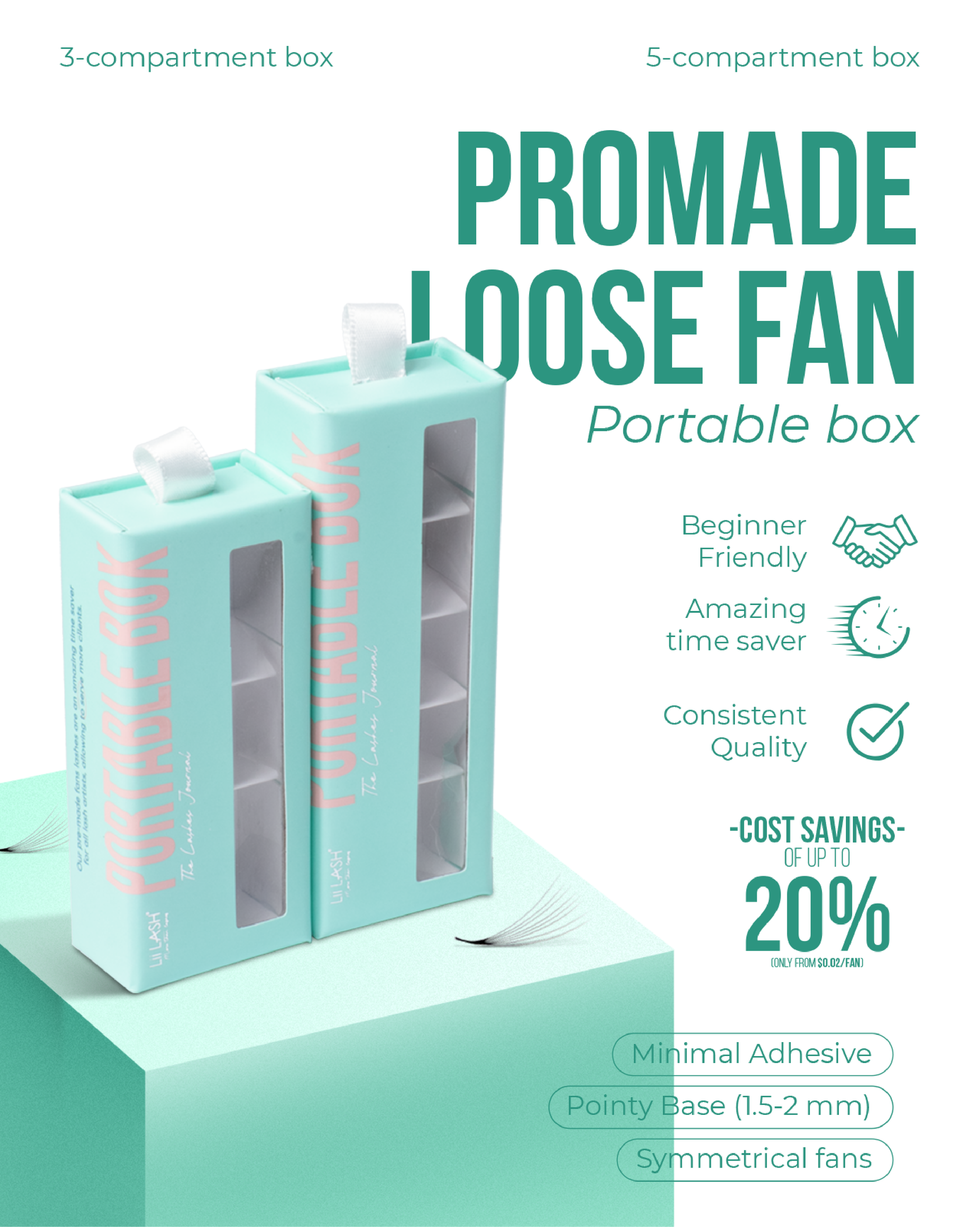 Promade Loose Fan - Portable Box - Liilash